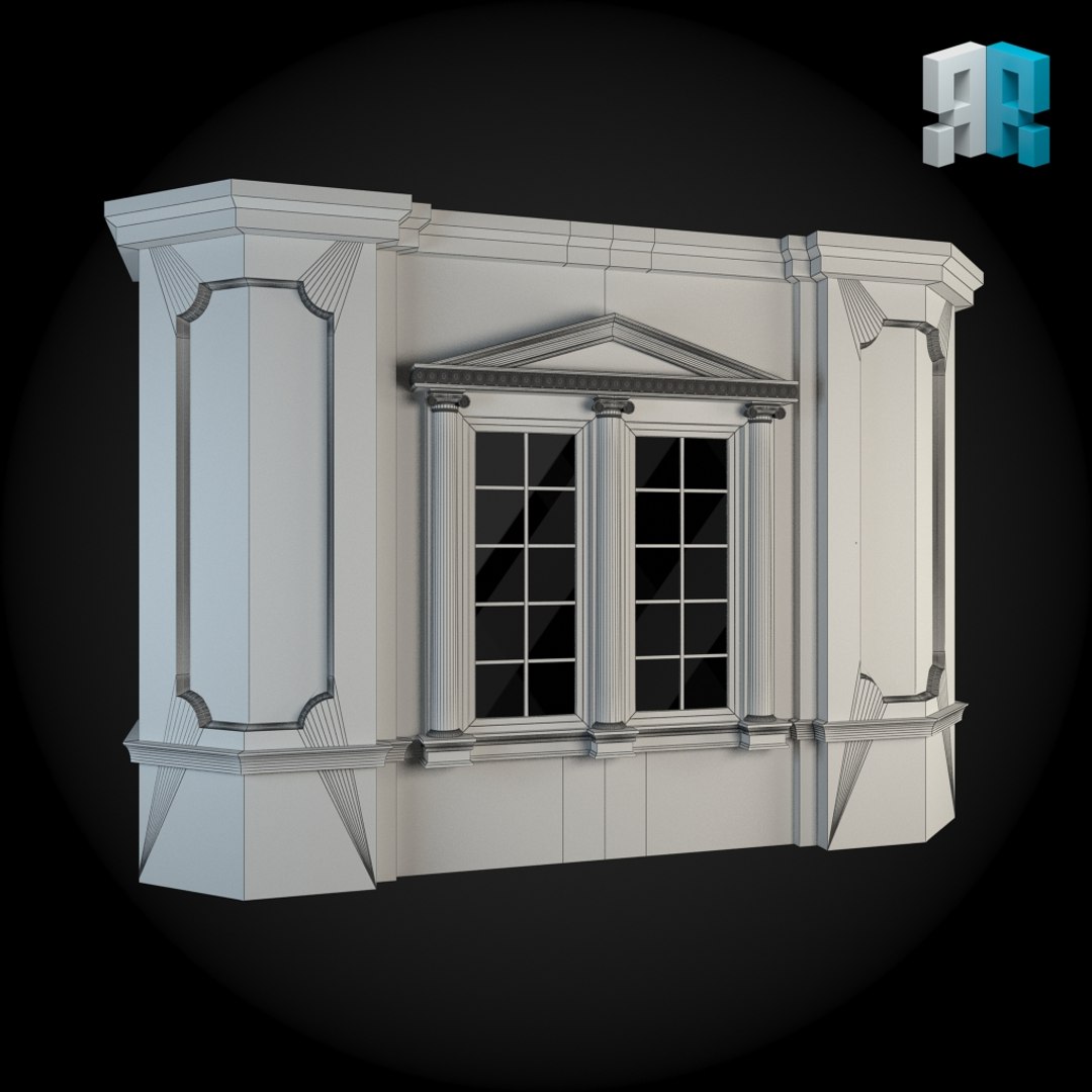 3d Model Of Architectural Modules