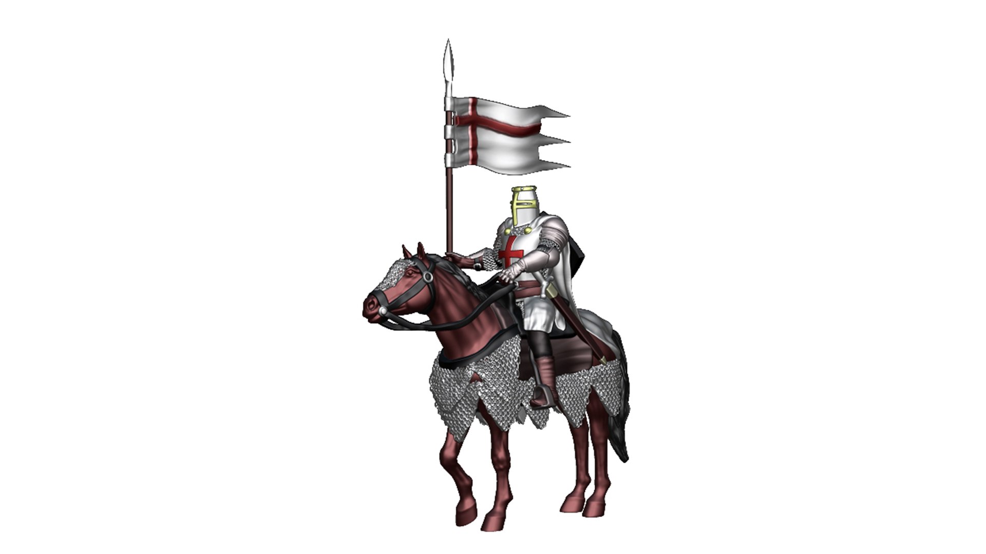 Crusader Cavalry 1 3D Model - TurboSquid 2320118