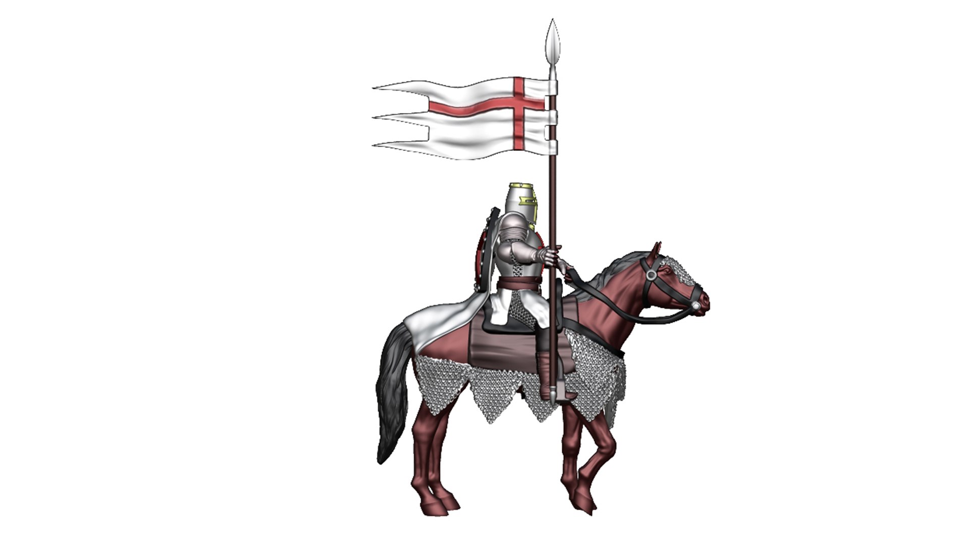Crusader Cavalry 1 3D Model - TurboSquid 2320118