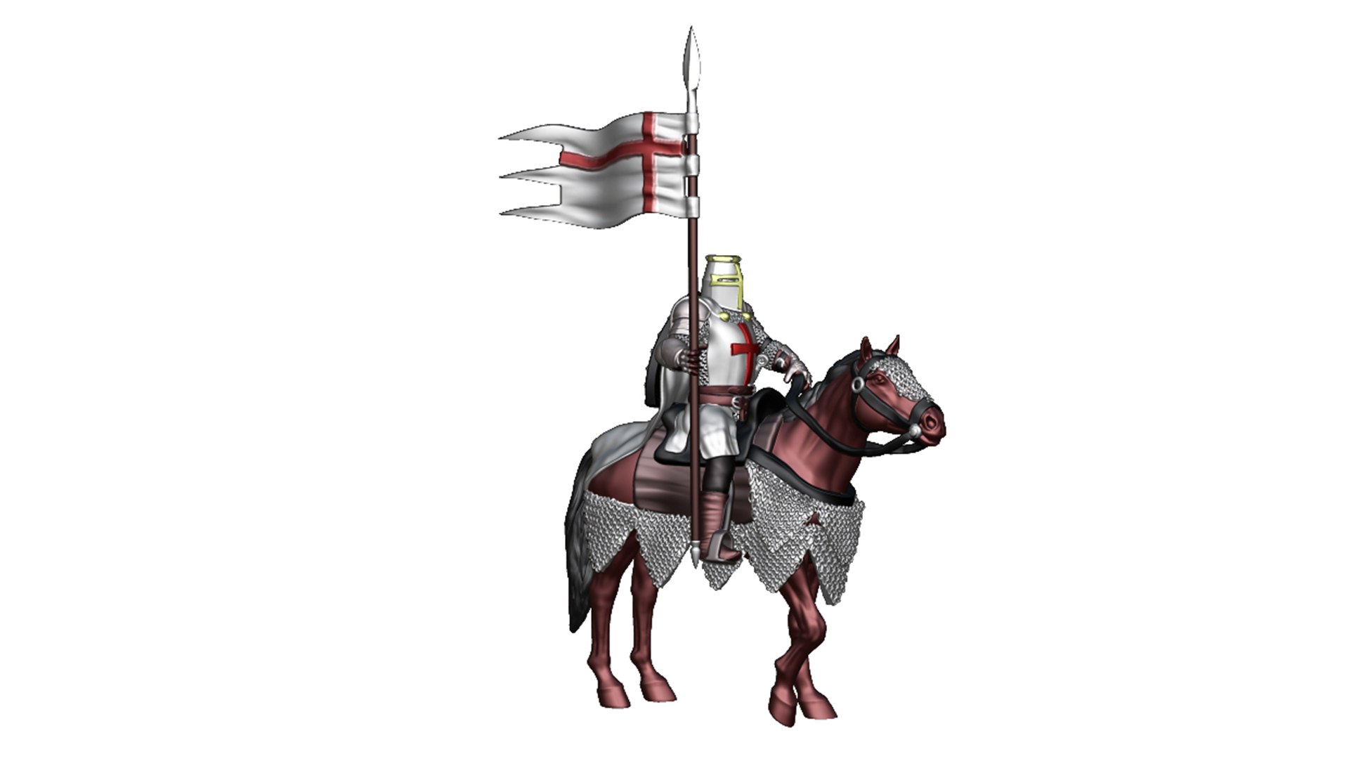 Crusader Cavalry 1 3D Model - TurboSquid 2320118