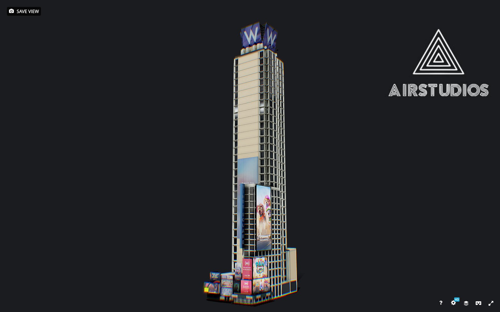 Times Square Building 3D - TurboSquid 1886848