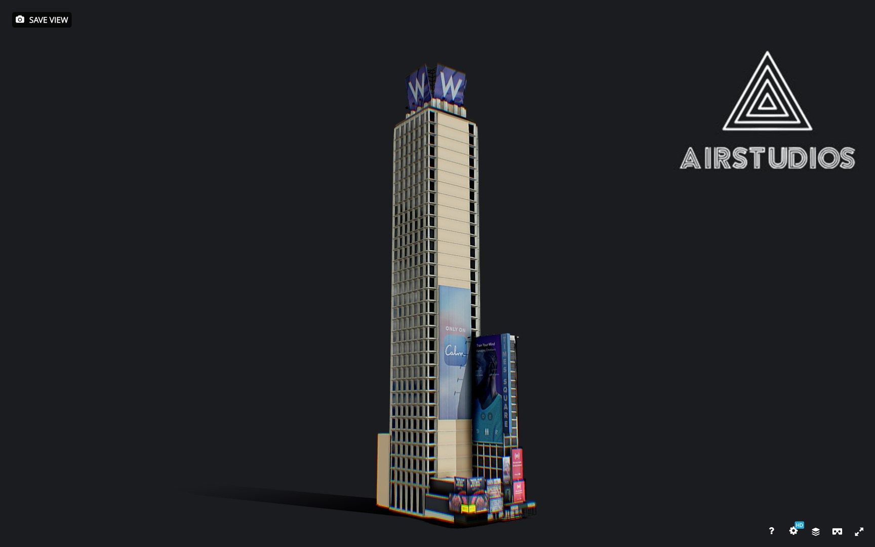 Times Square Building 3D - TurboSquid 1886848