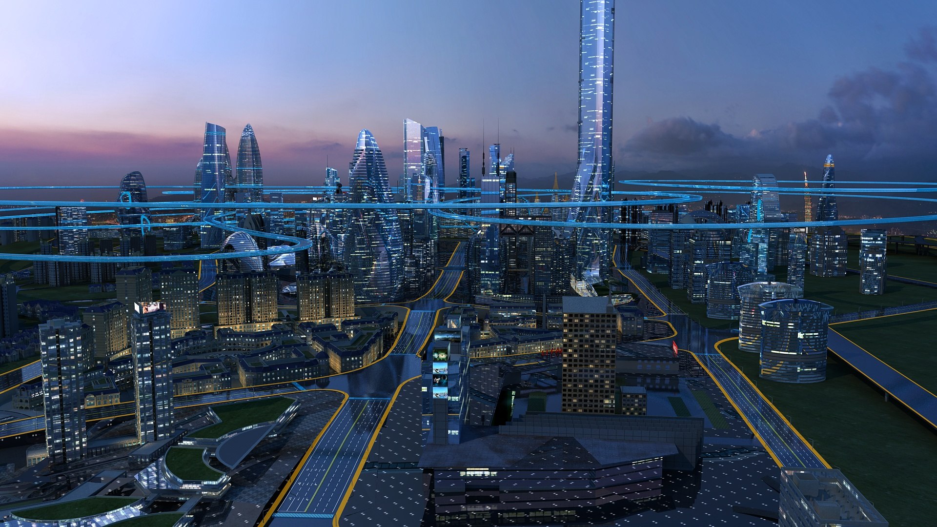 3D Night View - TurboSquid 2078245