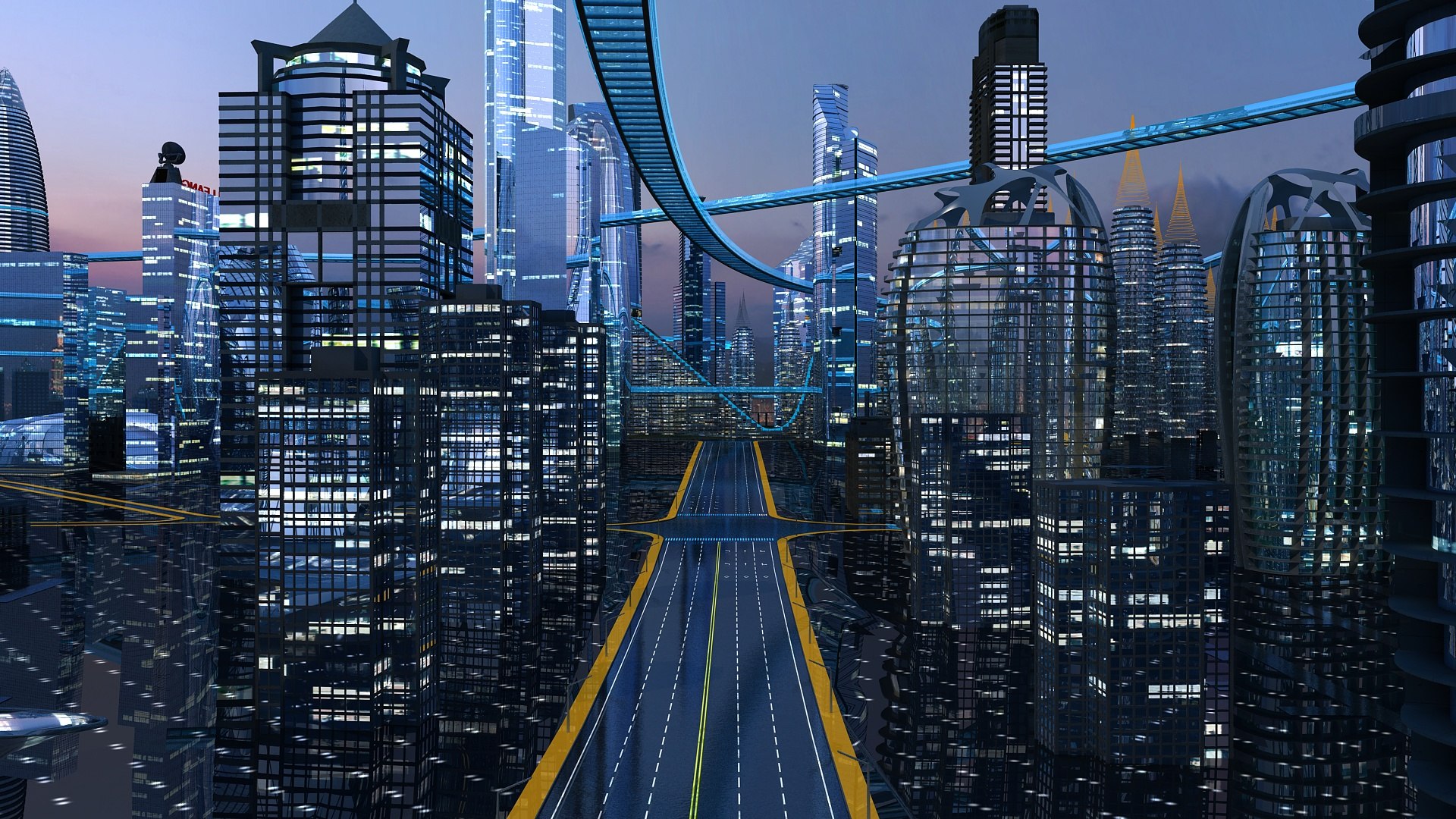 3D Night View - TurboSquid 2078245