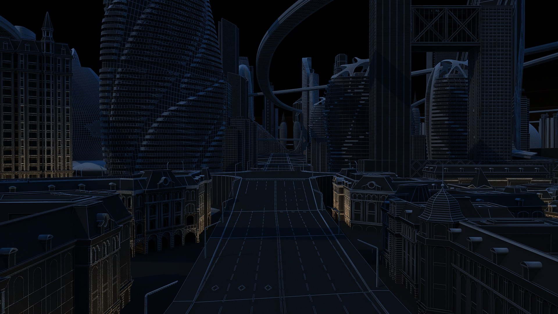 3D Night View - TurboSquid 2078245
