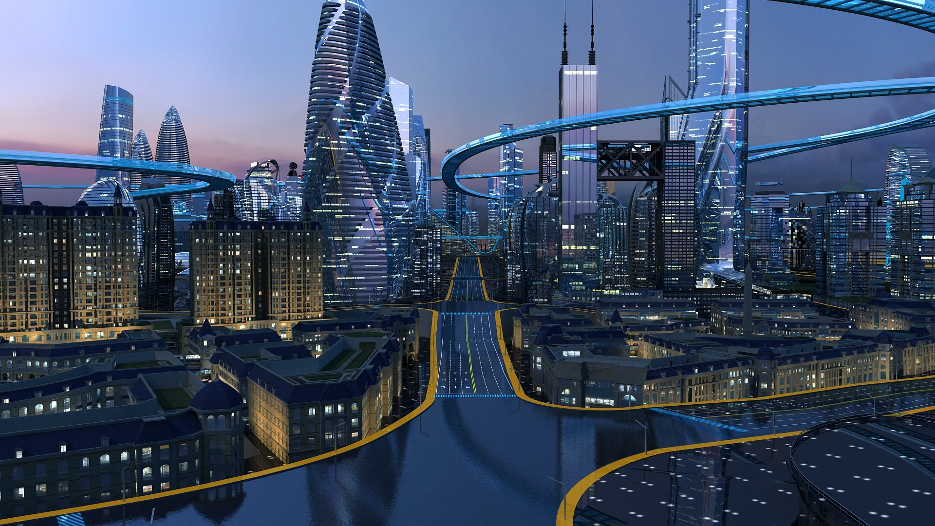 3D Night View - TurboSquid 2078245