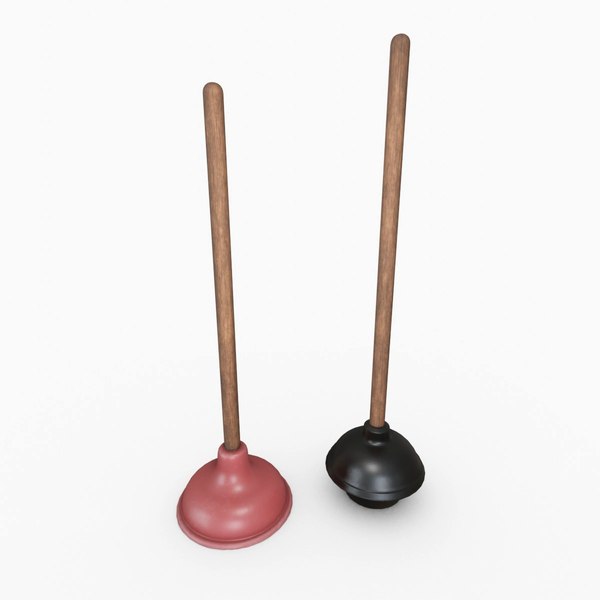 3d model toilet plunger