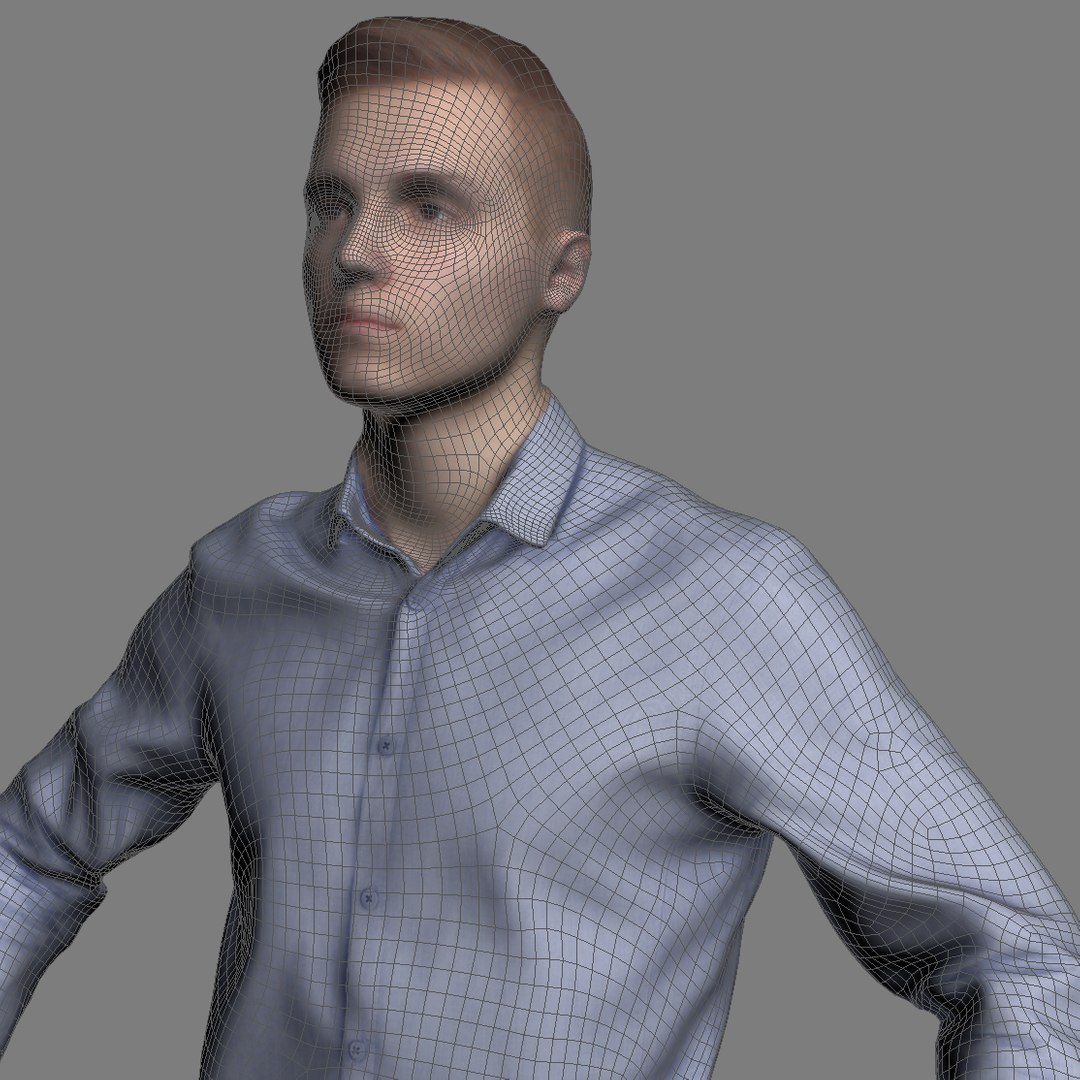 3ds Max Realistic Human Pose