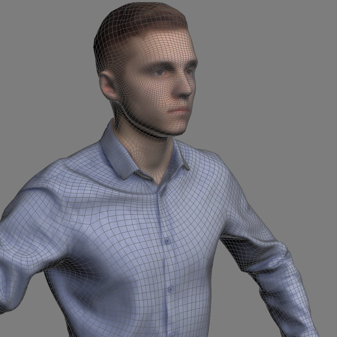 3ds Max Realistic Human Pose