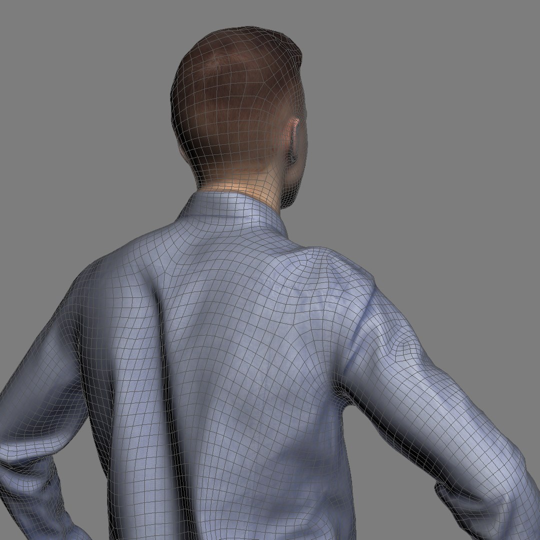 3ds Max Realistic Human Pose