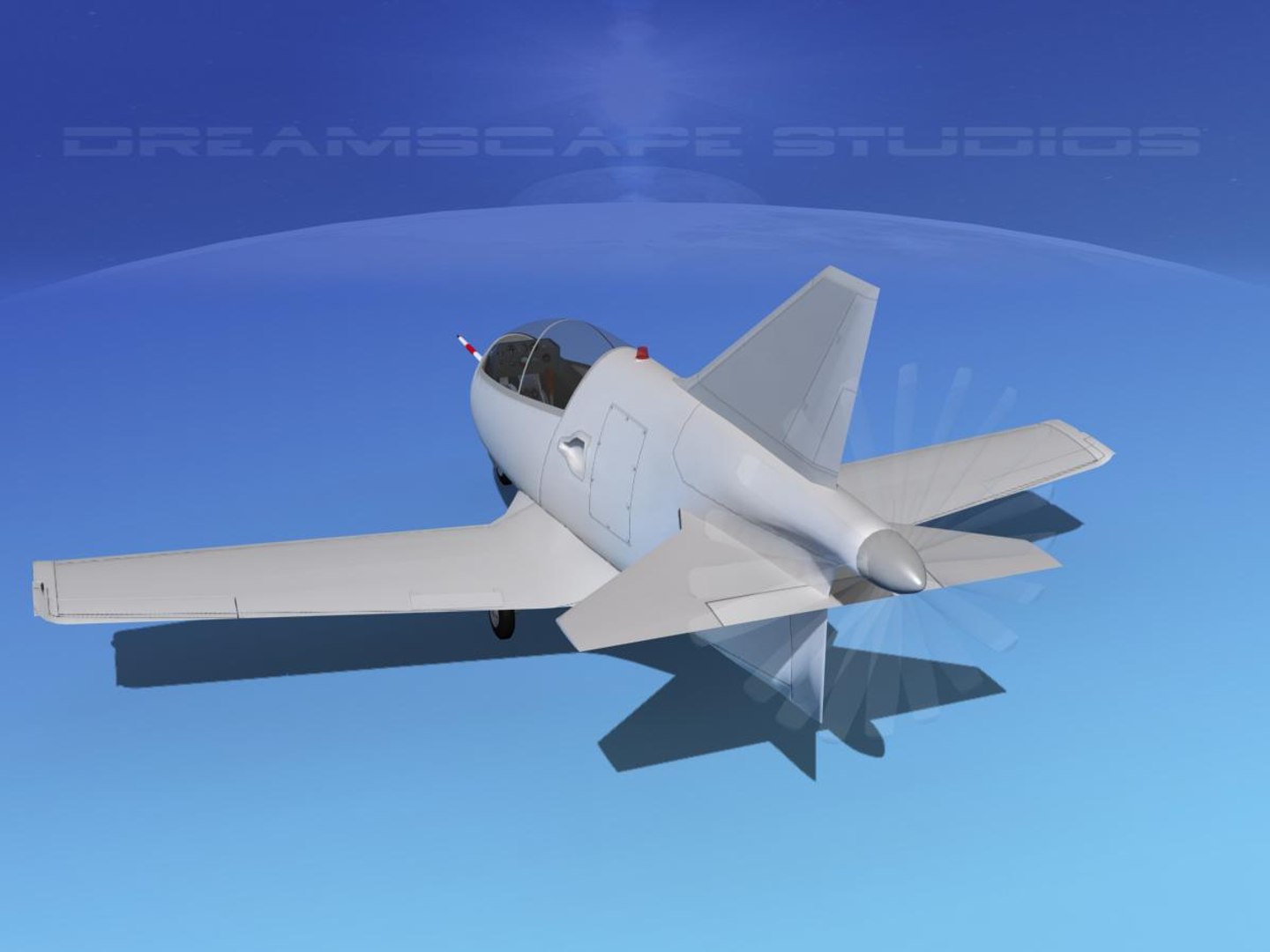 plane bd-5 bede 3d model