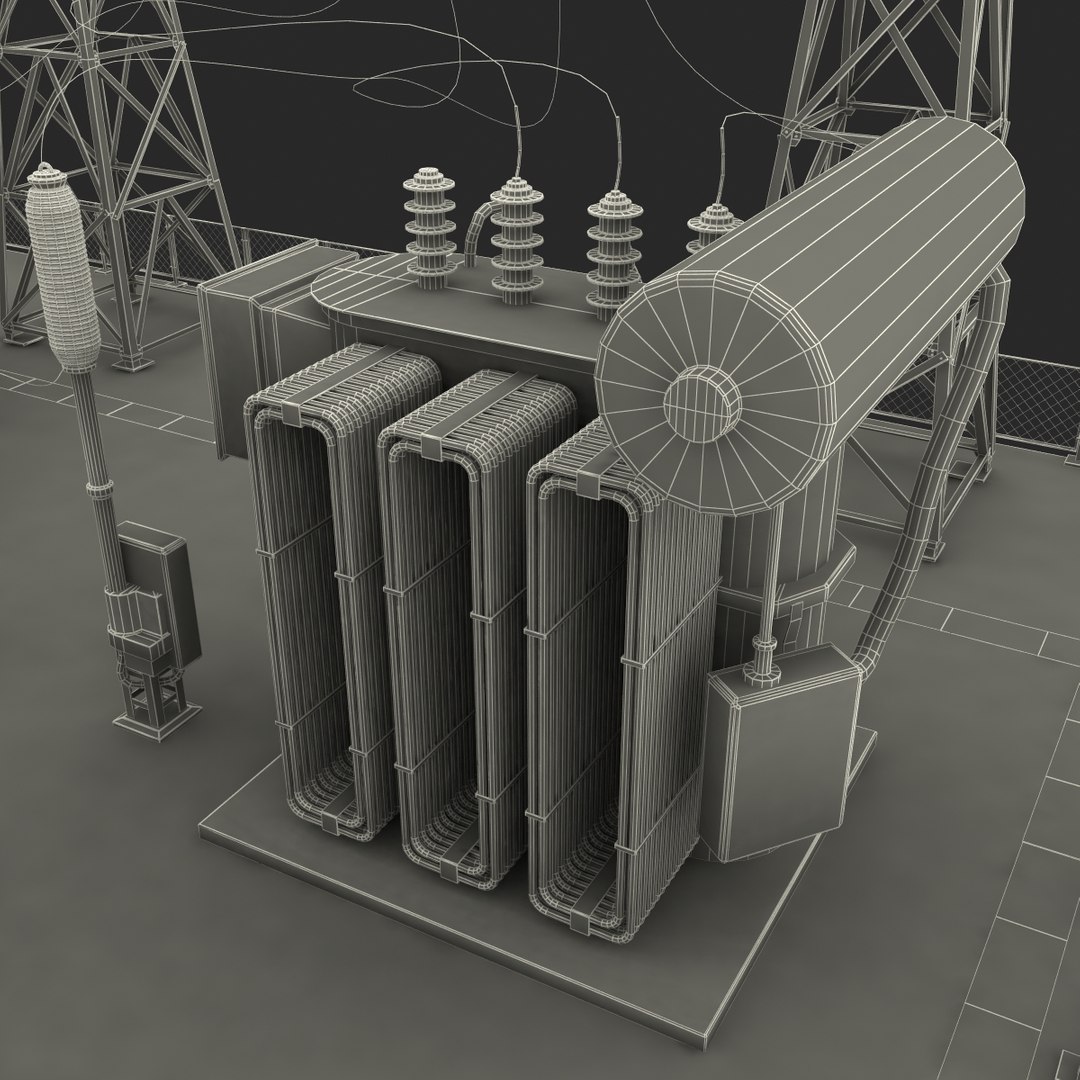 substation 5 3d model