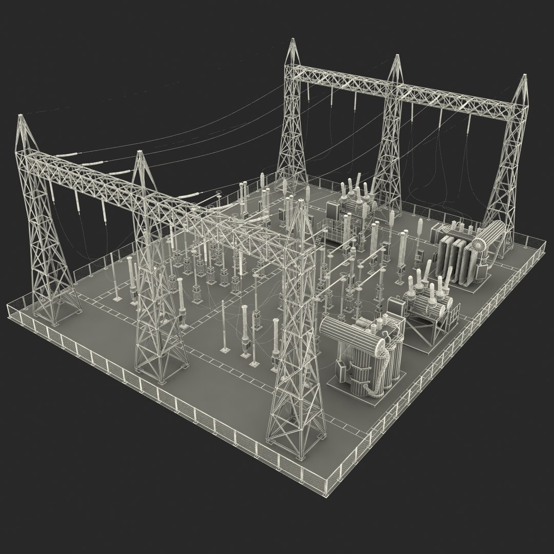 substation 5 3d model
