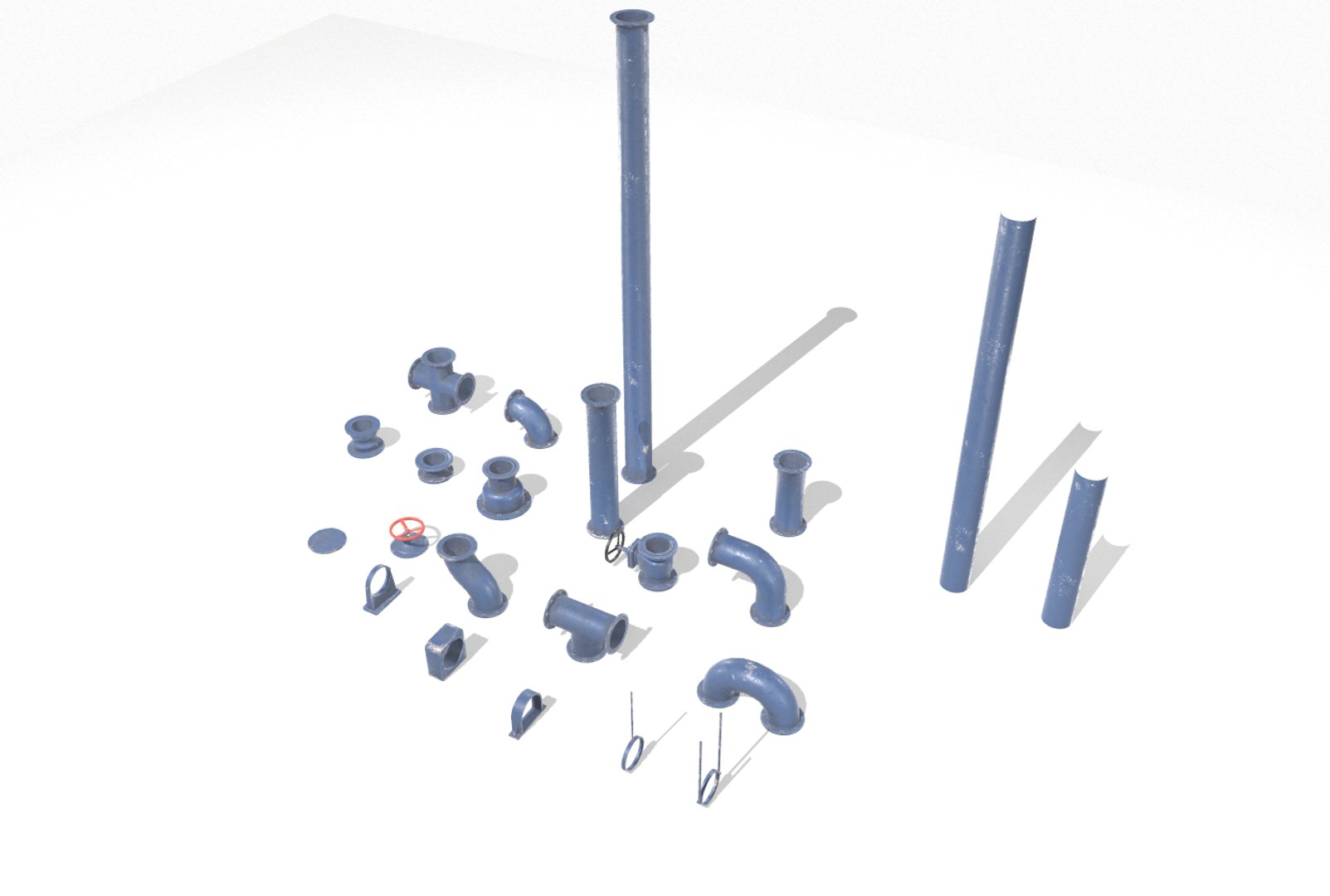 3D model pack pipes pbr - TurboSquid 1461313