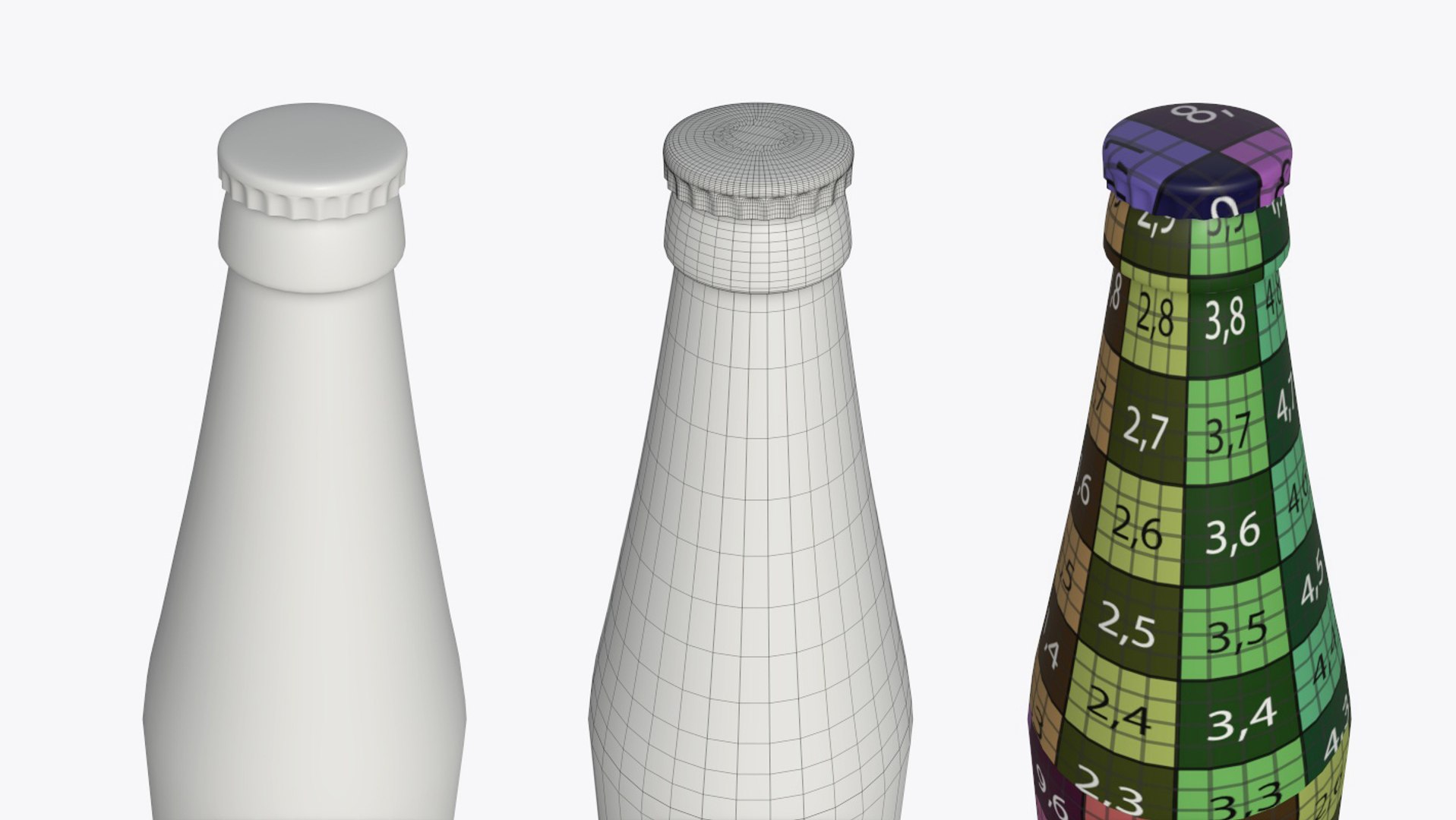 Beer bottle 3D model - TurboSquid 1506125