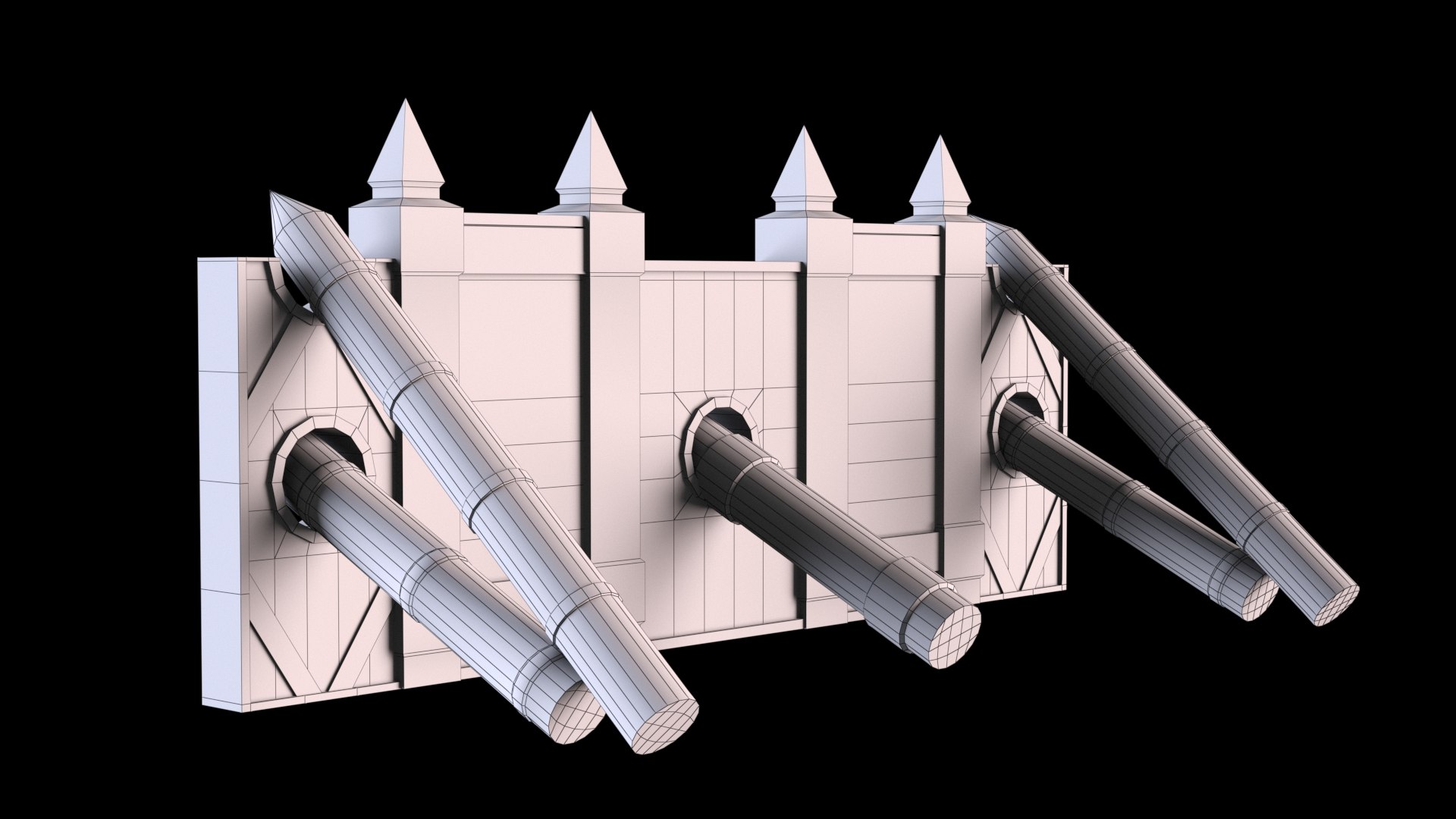 Military Barricade 3D model - TurboSquid 1727695
