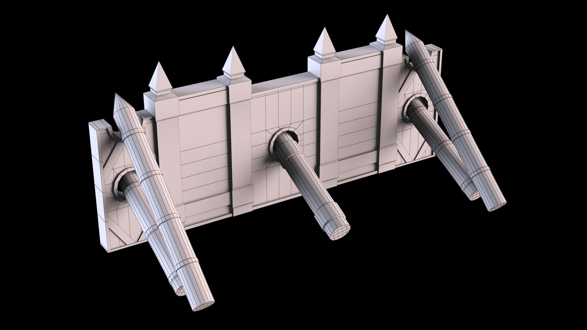 Military Barricade 3D model - TurboSquid 1727695