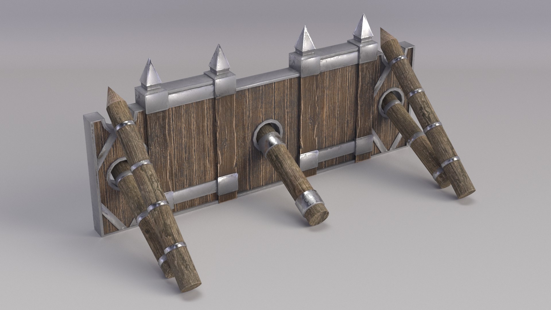 Military Barricade 3D model - TurboSquid 1727695