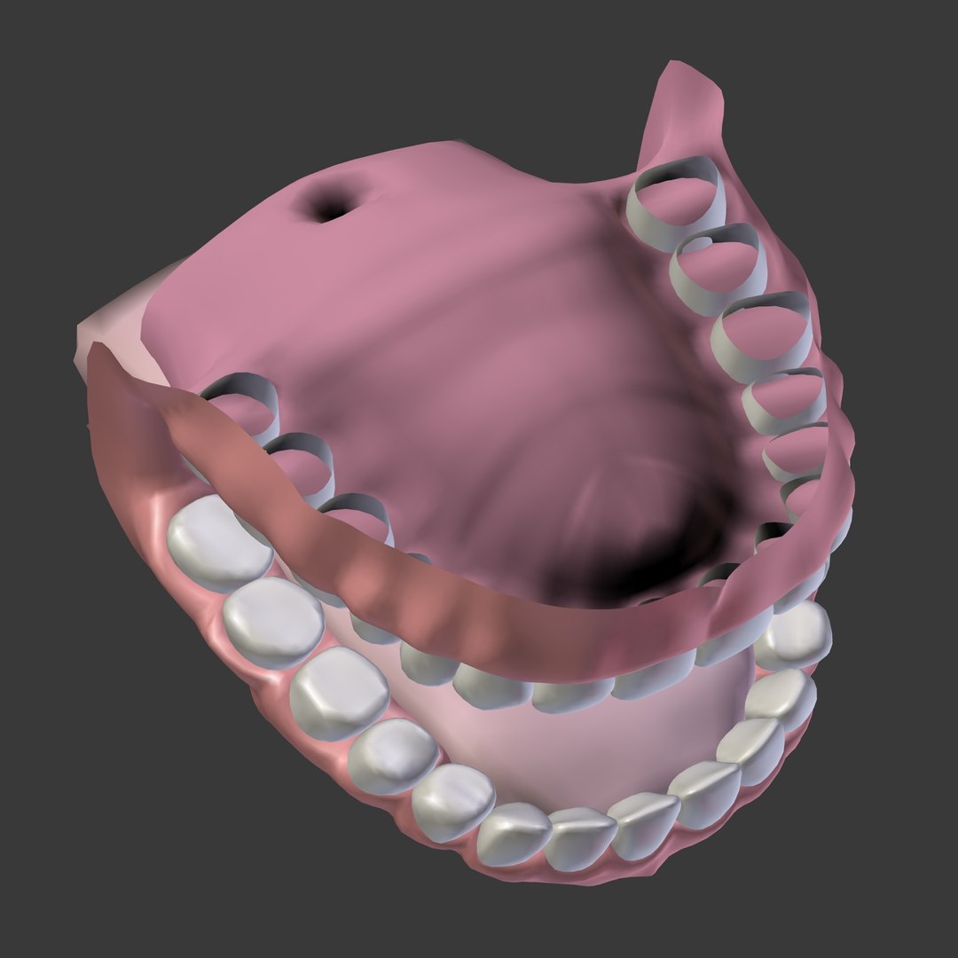 Dent dentures mouth 3D model - TurboSquid 1354970