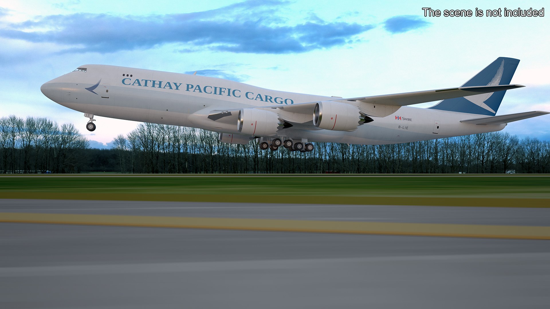 3D Boeing 747-8 Cathay Pacific Cargo Aircraft Model - TurboSquid 2369761