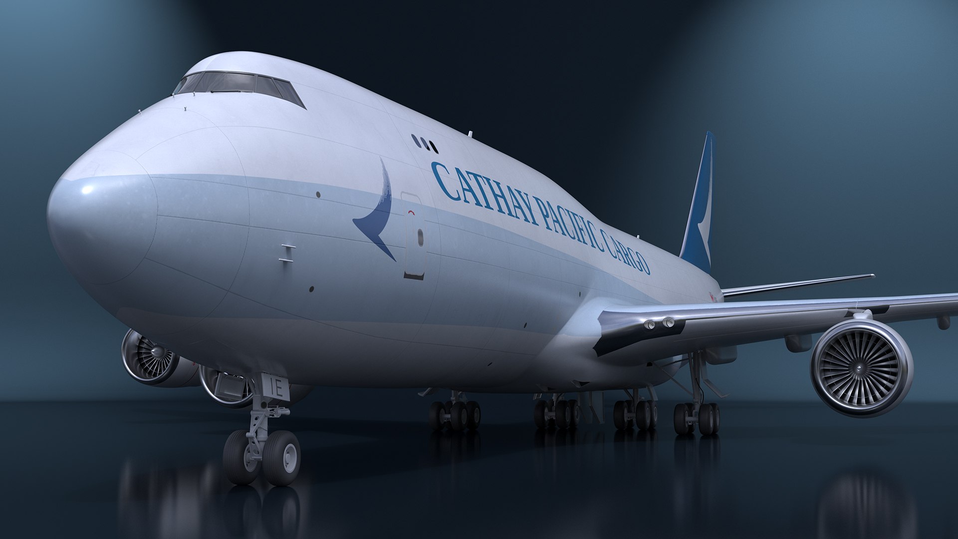 3D Boeing 747-8 Cathay Pacific Cargo Aircraft Model - TurboSquid 2369761
