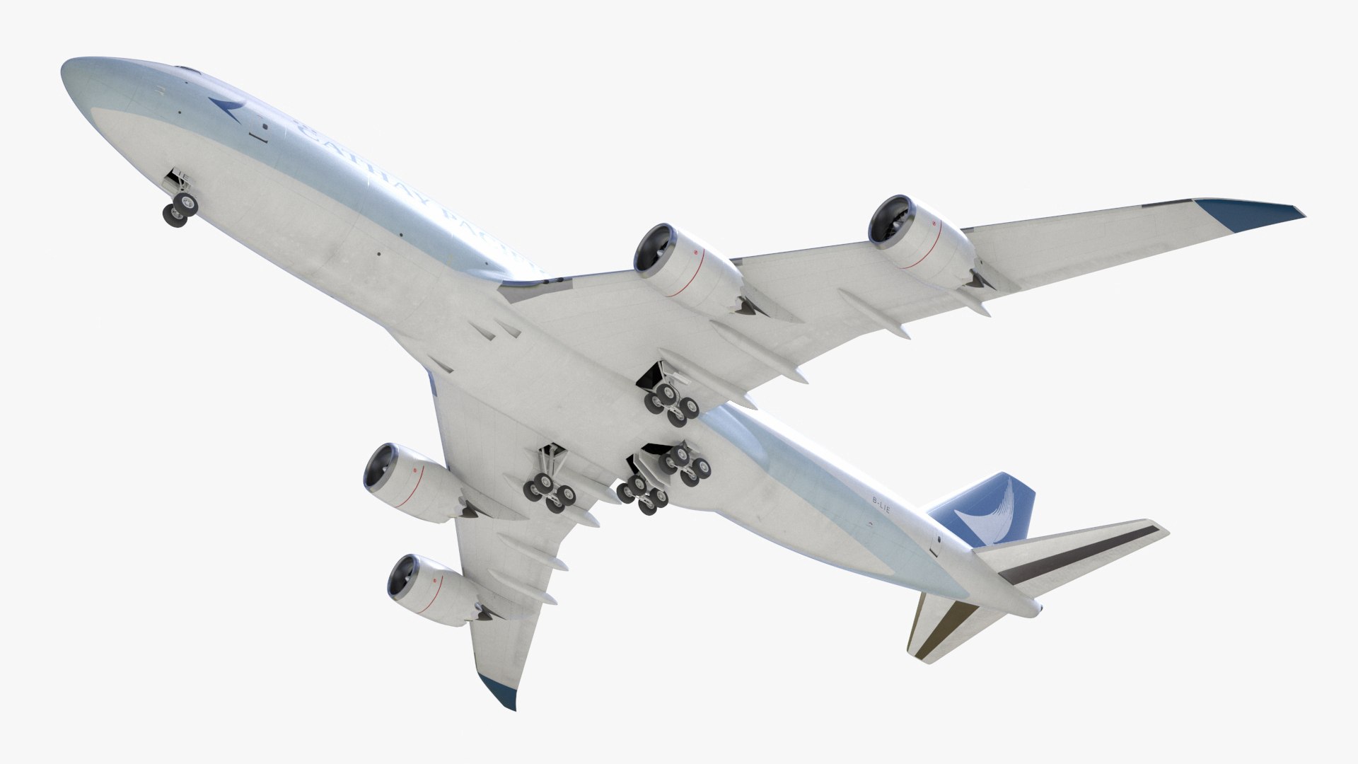 3D Boeing 747-8 Cathay Pacific Cargo Aircraft Model - TurboSquid 2369761