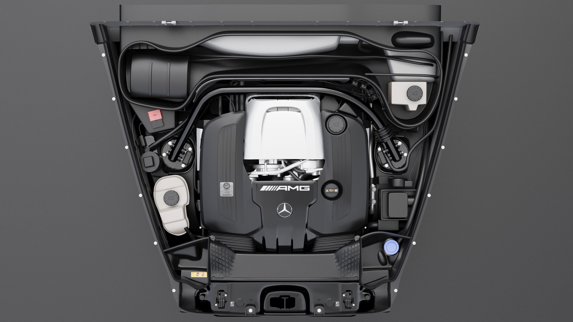 3D Mercedes-Benz G63 AMG 2025 Engine - TurboSquid 2390845
