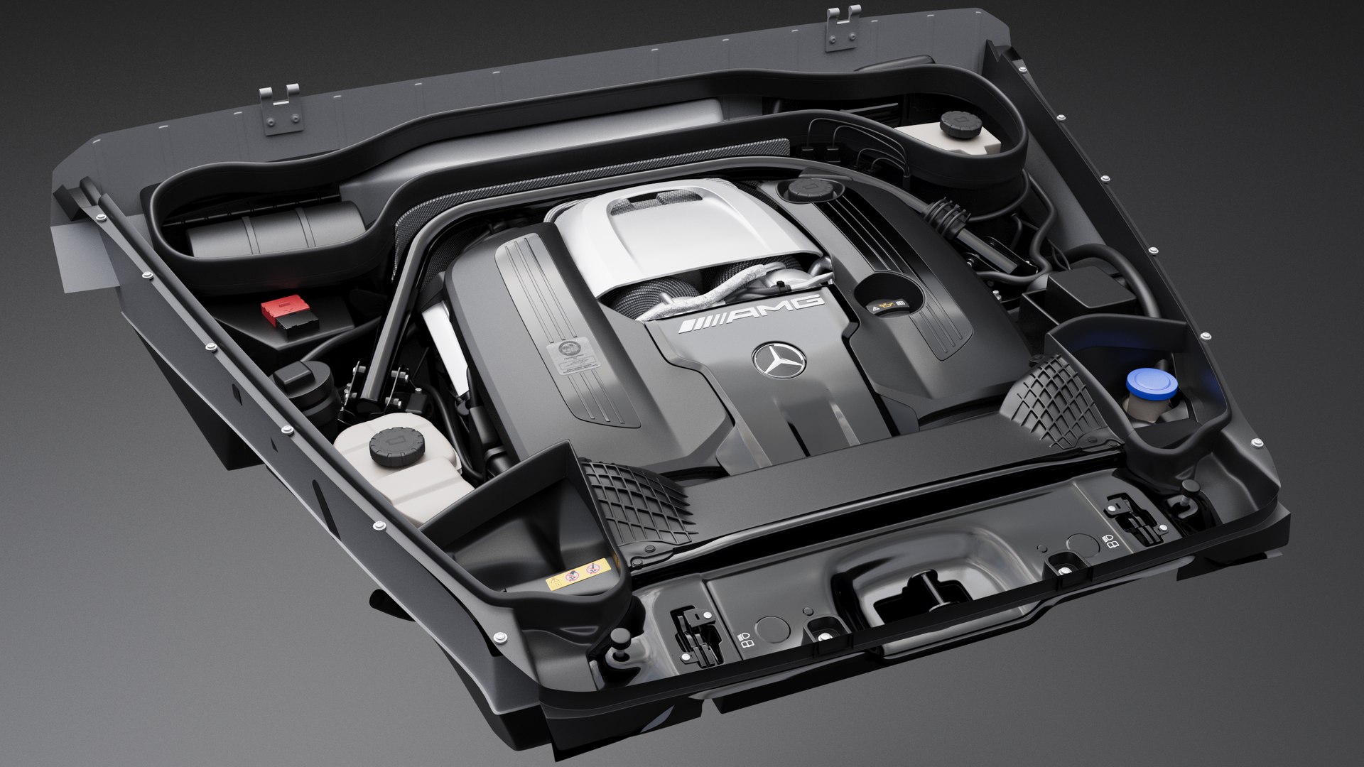 3D Mercedes-Benz G63 AMG 2025 Engine - TurboSquid 2390845
