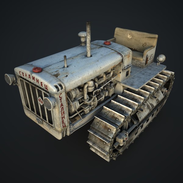 c4d stalinets s-65 soviet tractor