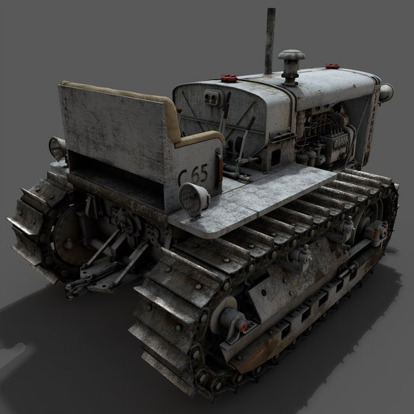 c4d stalinets s-65 soviet tractor
