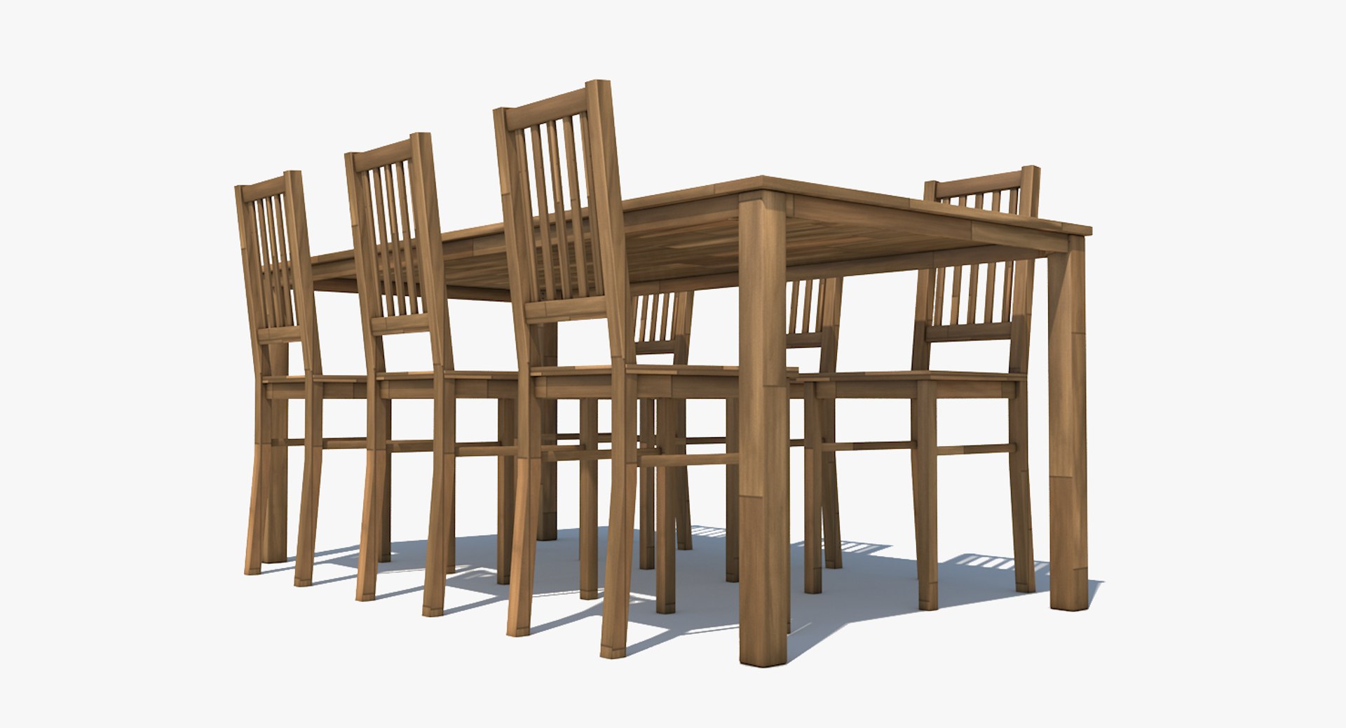 3d Model Table Chairs
