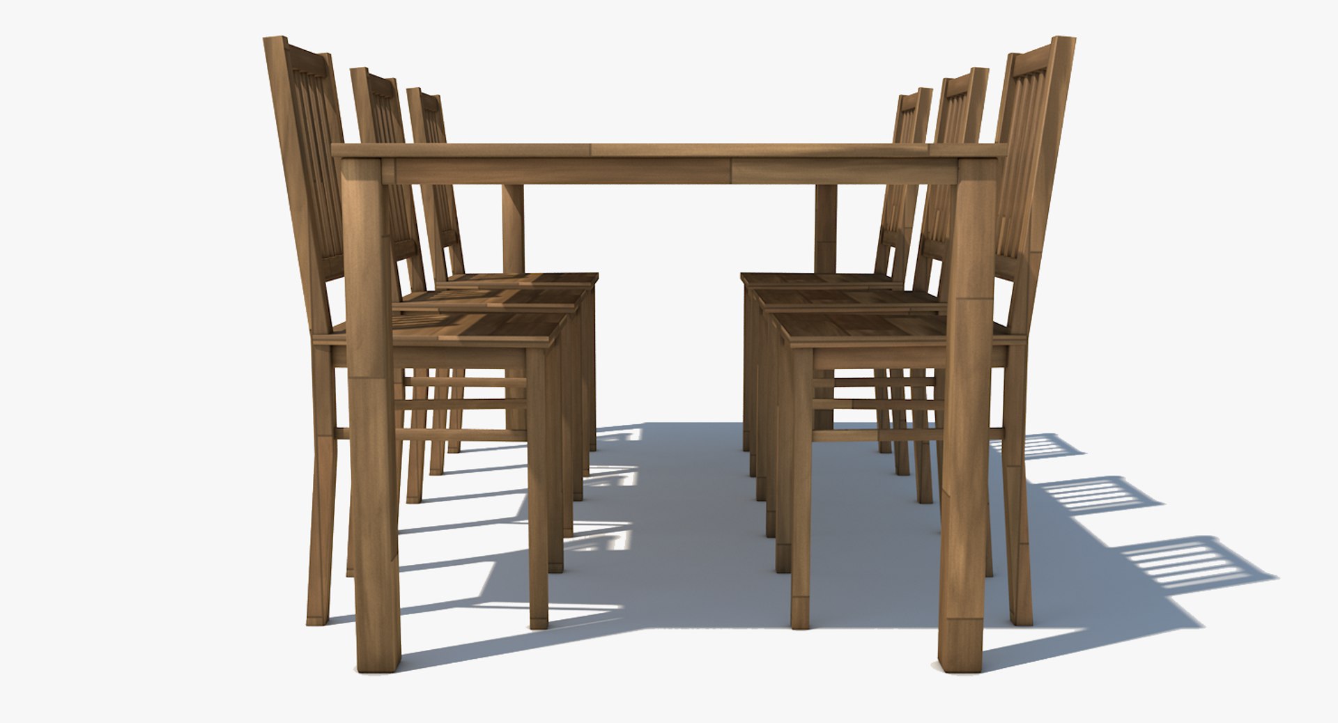 3d Model Table Chairs