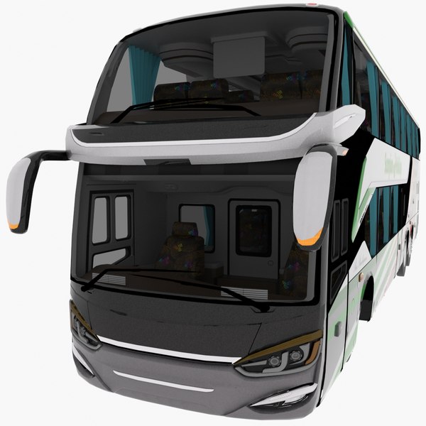 Legacy SR2 Double Decker Laksana Bus3D模型 - TurboSquid 1963409