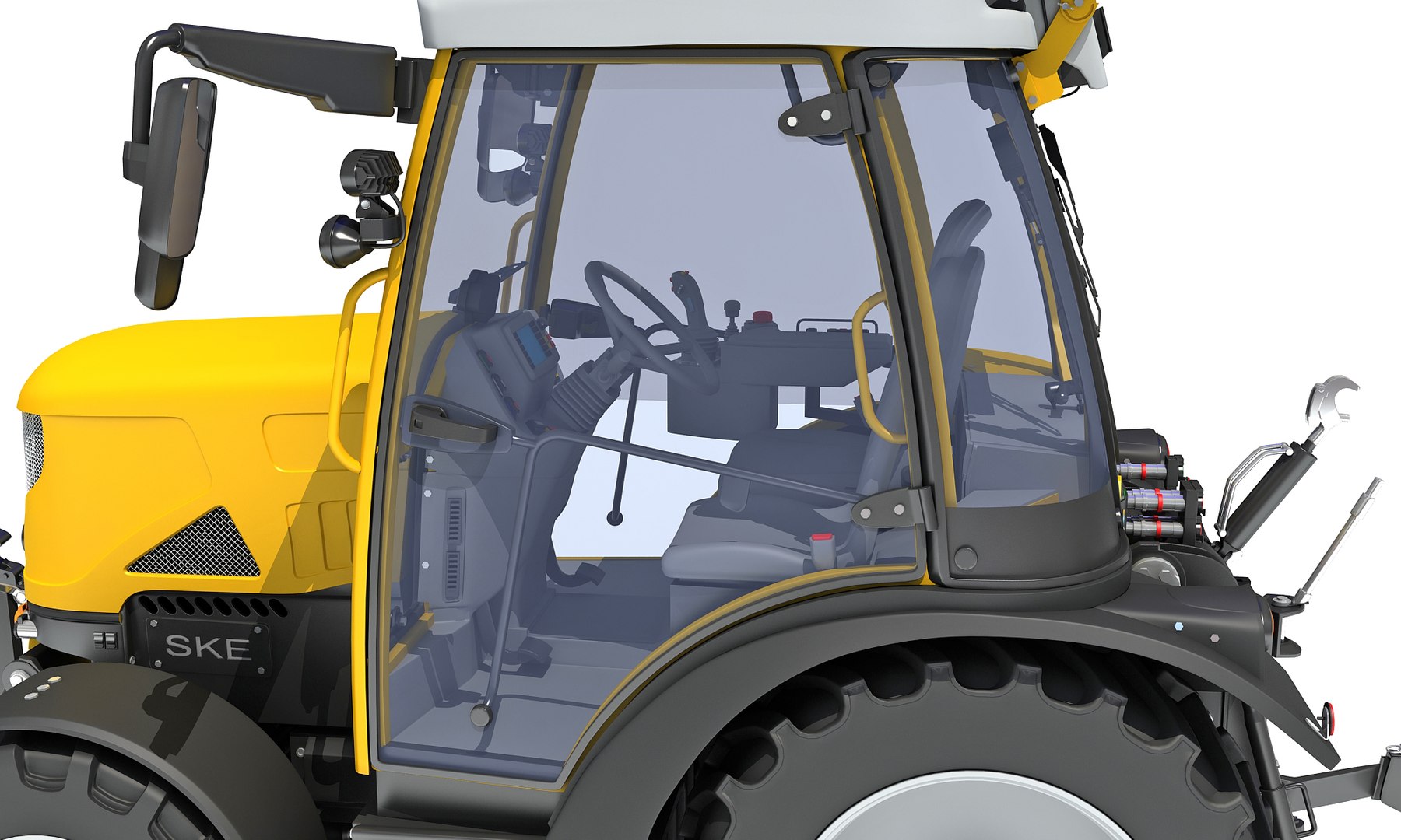 Rigitrac Farm Tractor Model - TurboSquid 2008030