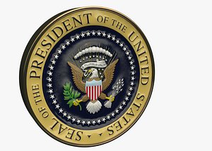 3D US Presidential Seal Models - Browse & Download Formats - TurboSquid