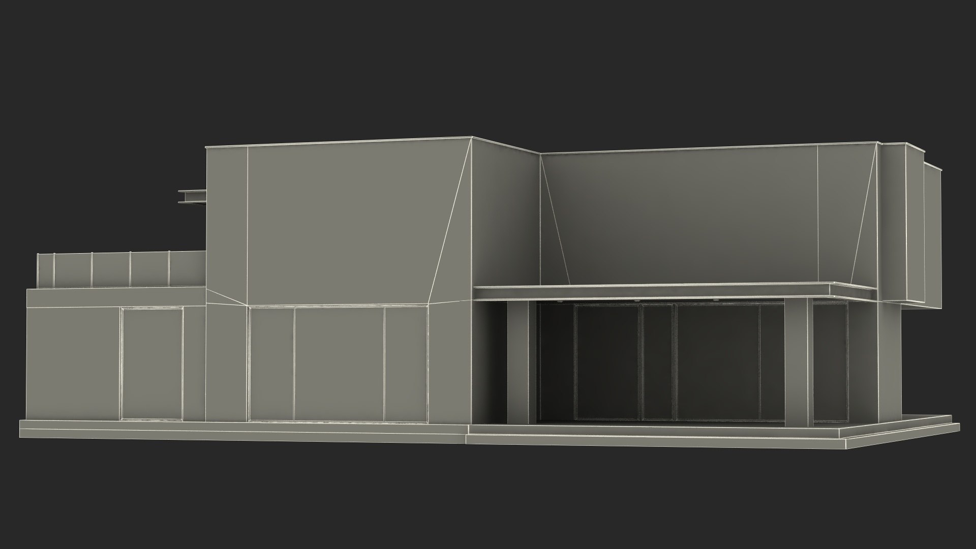 Modern House Pool 3D Model - TurboSquid 2025923