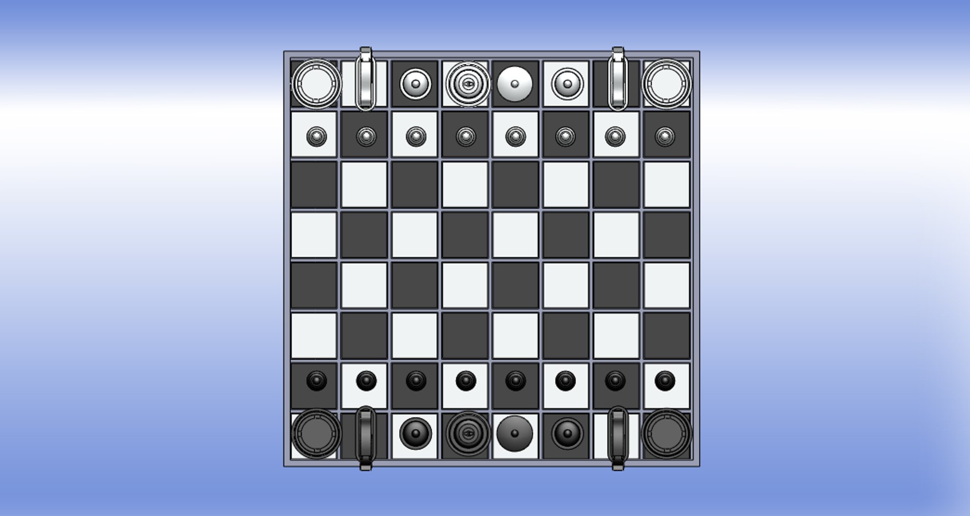Chess Board 3d Dwg