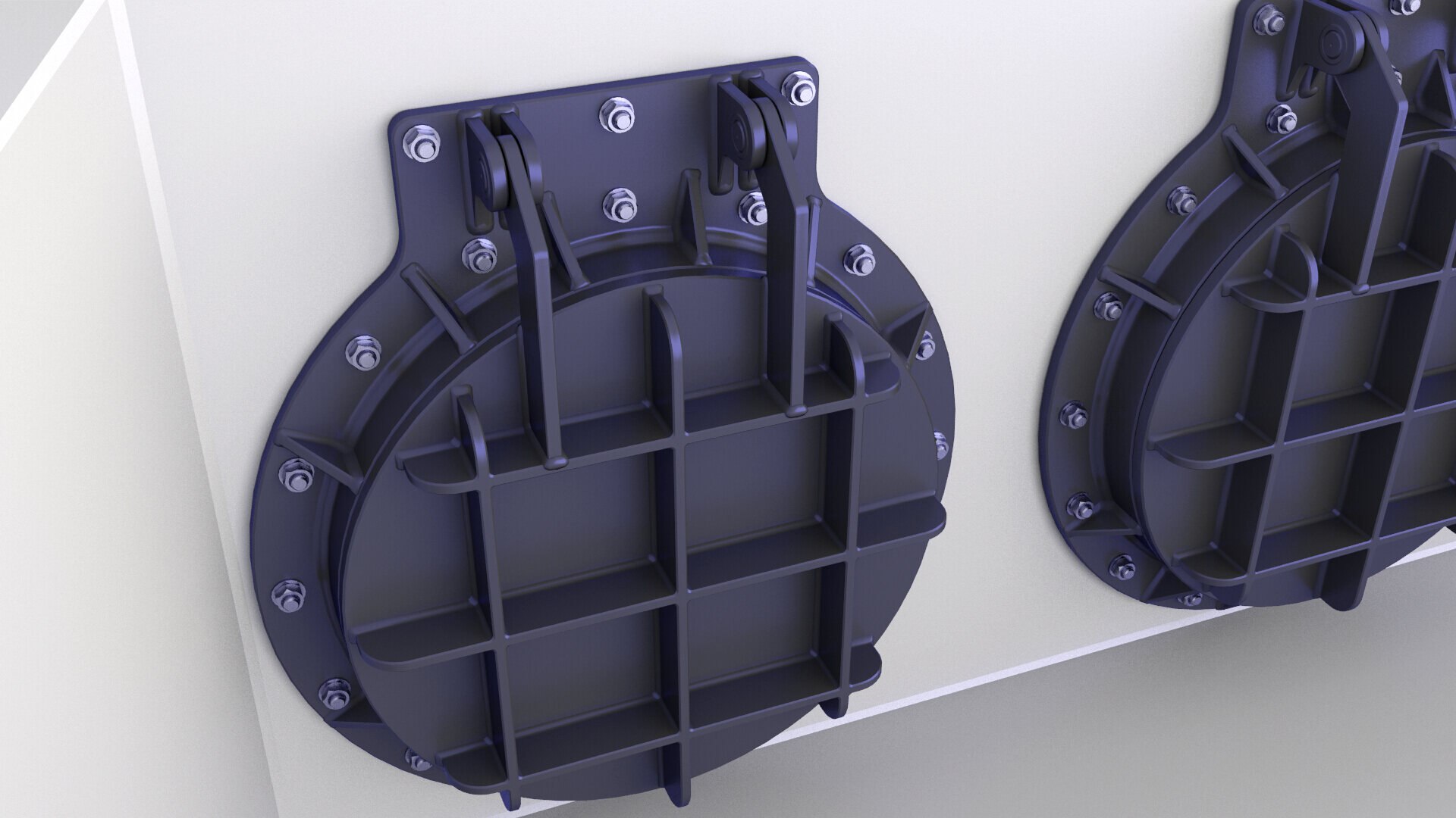 Storm Drain Pipe Outlet Flap Valve 35 3D - TurboSquid 1979989