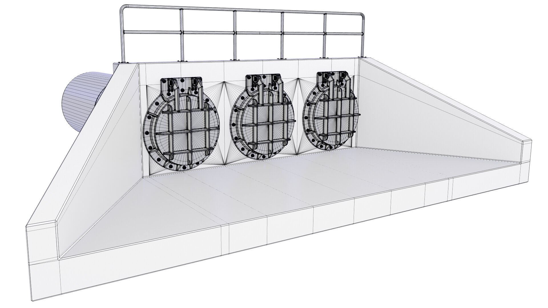 Storm Drain Pipe Outlet Flap Valve 35 3D - TurboSquid 1979989