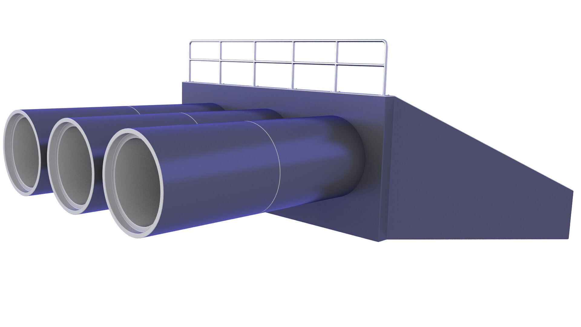 Storm Drain Pipe Outlet Flap Valve 35 3D - TurboSquid 1979989