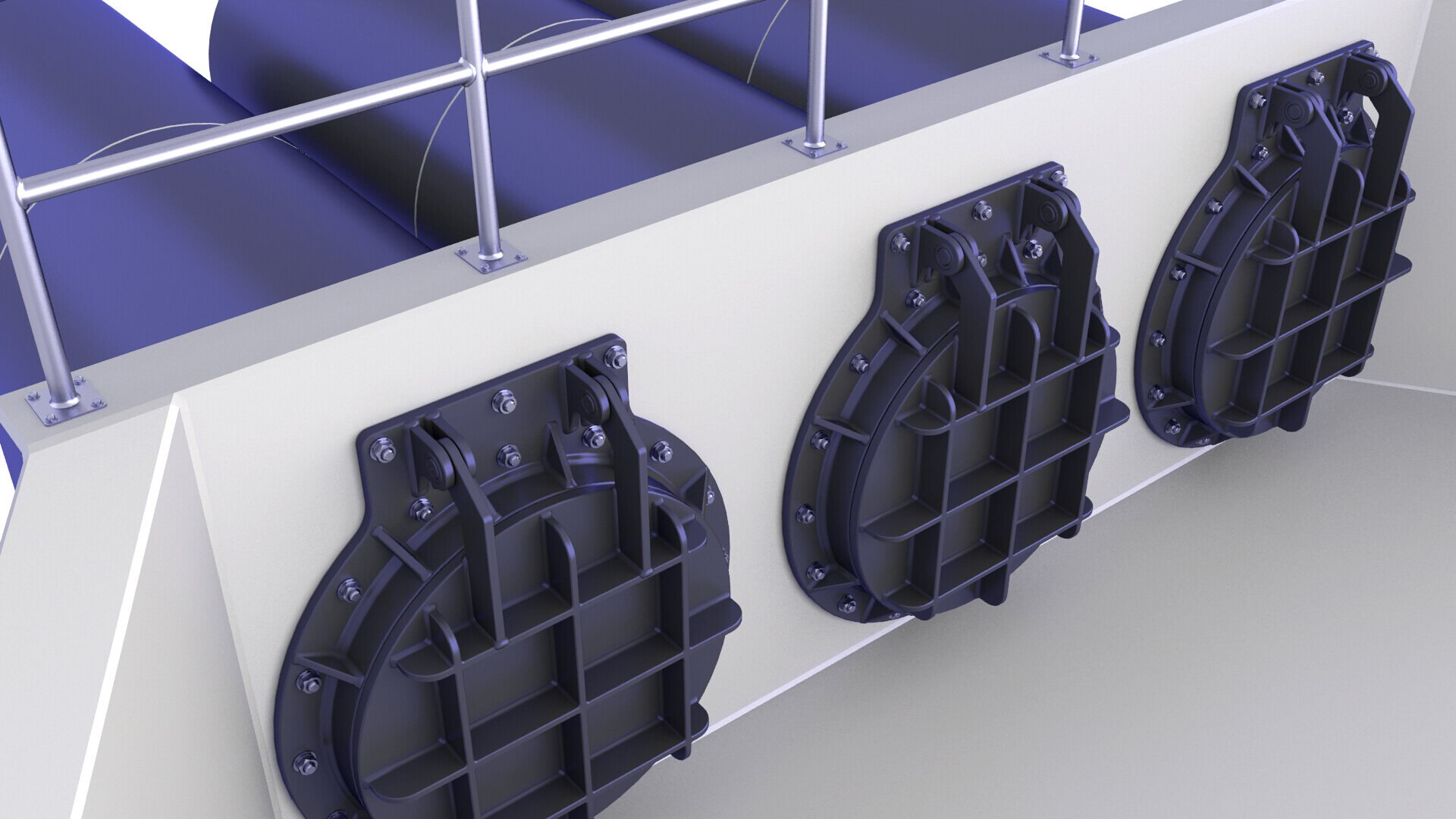 Storm Drain Pipe Outlet Flap Valve 35 3D - TurboSquid 1979989