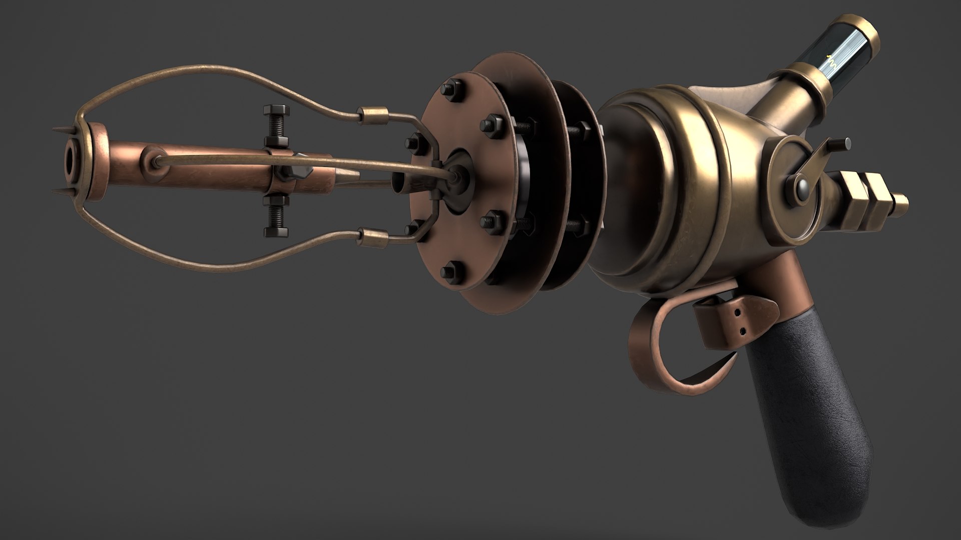 3D Fantasy Gun 08 model - TurboSquid 1920478