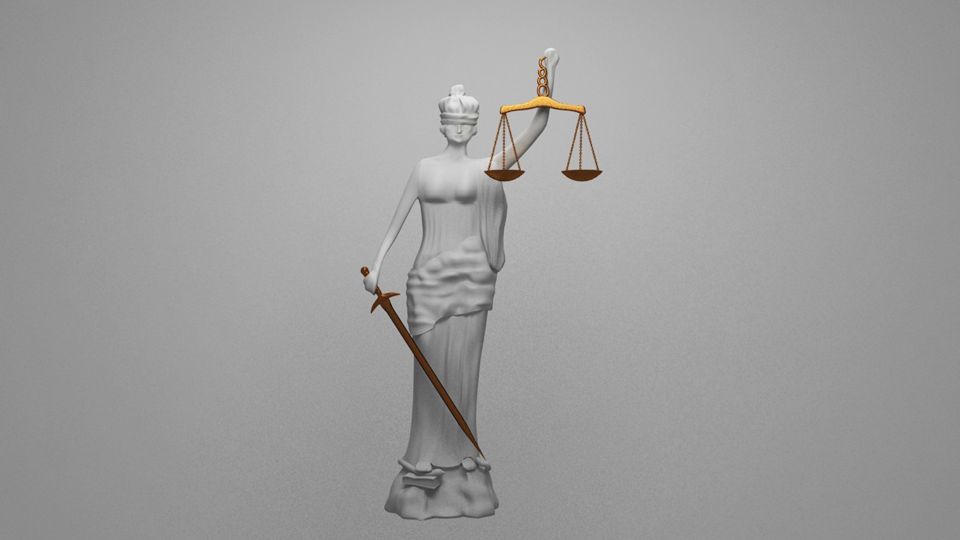 3dsmax Justice Sculpture Doris