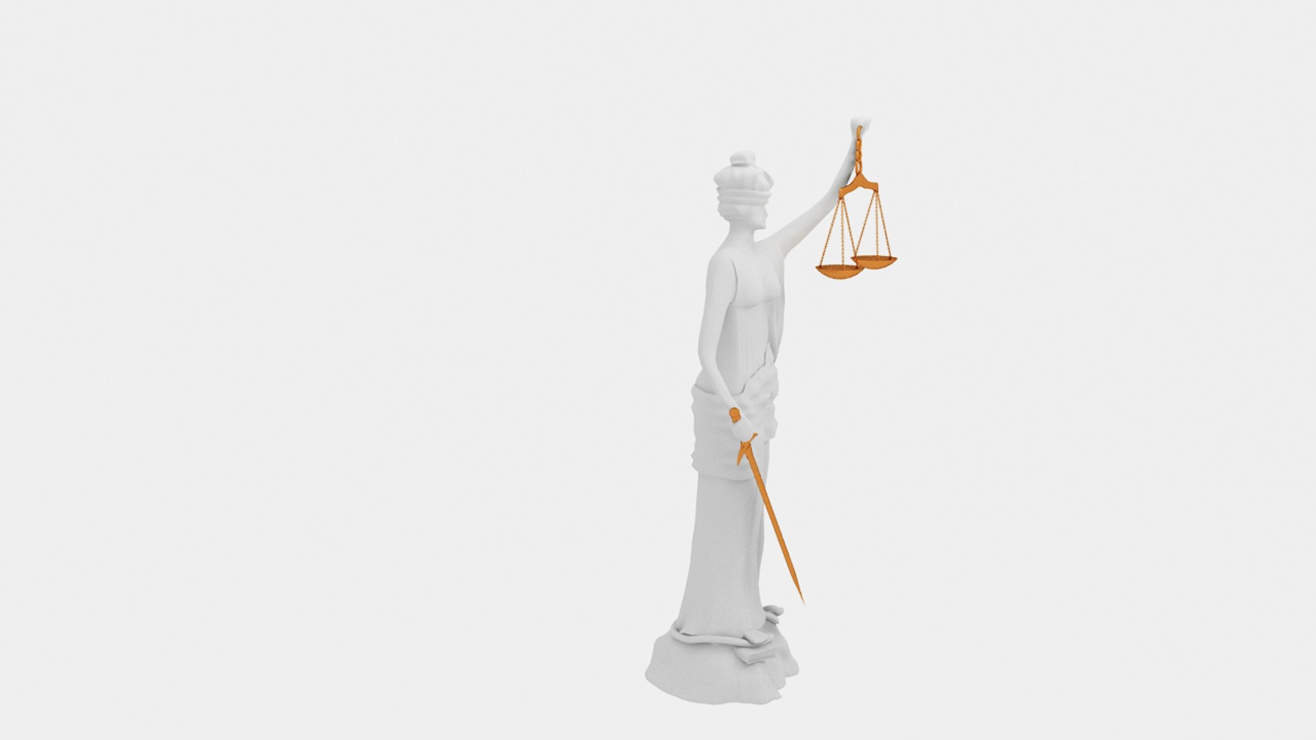 3dsmax Justice Sculpture Doris