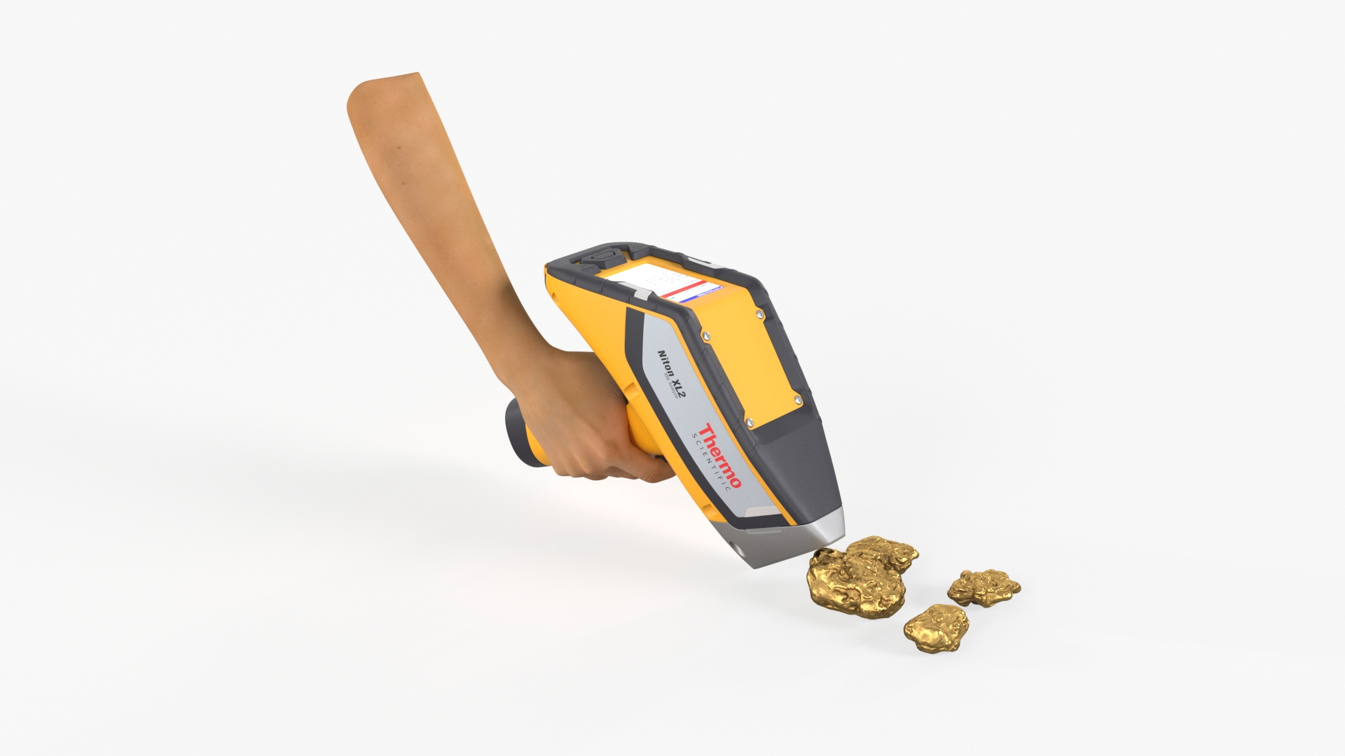 Thermo Scientific Niton XL2 XRF Metal Tester Gold 3D Model - TurboSquid ...