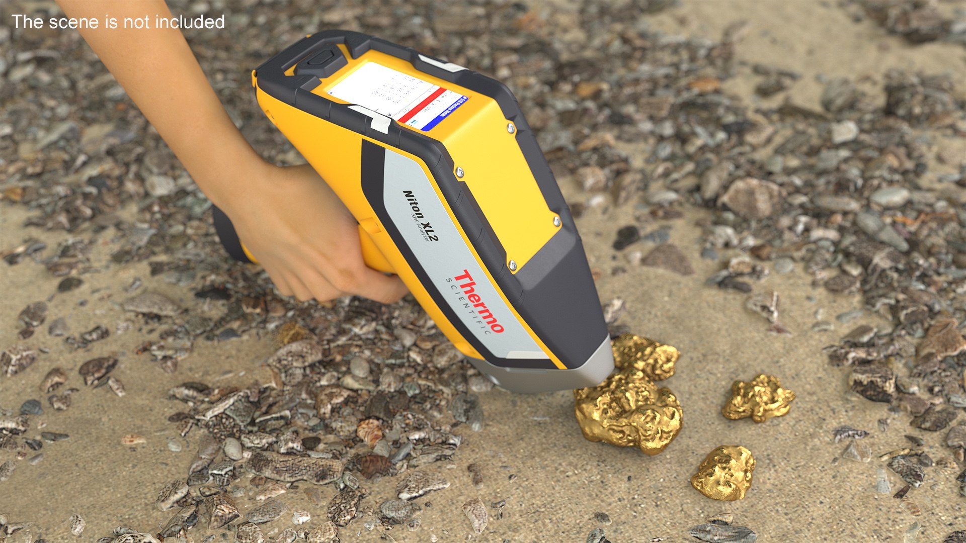Thermo Scientific Niton XL2 XRF Metal Tester Gold 3D Model - TurboSquid ...