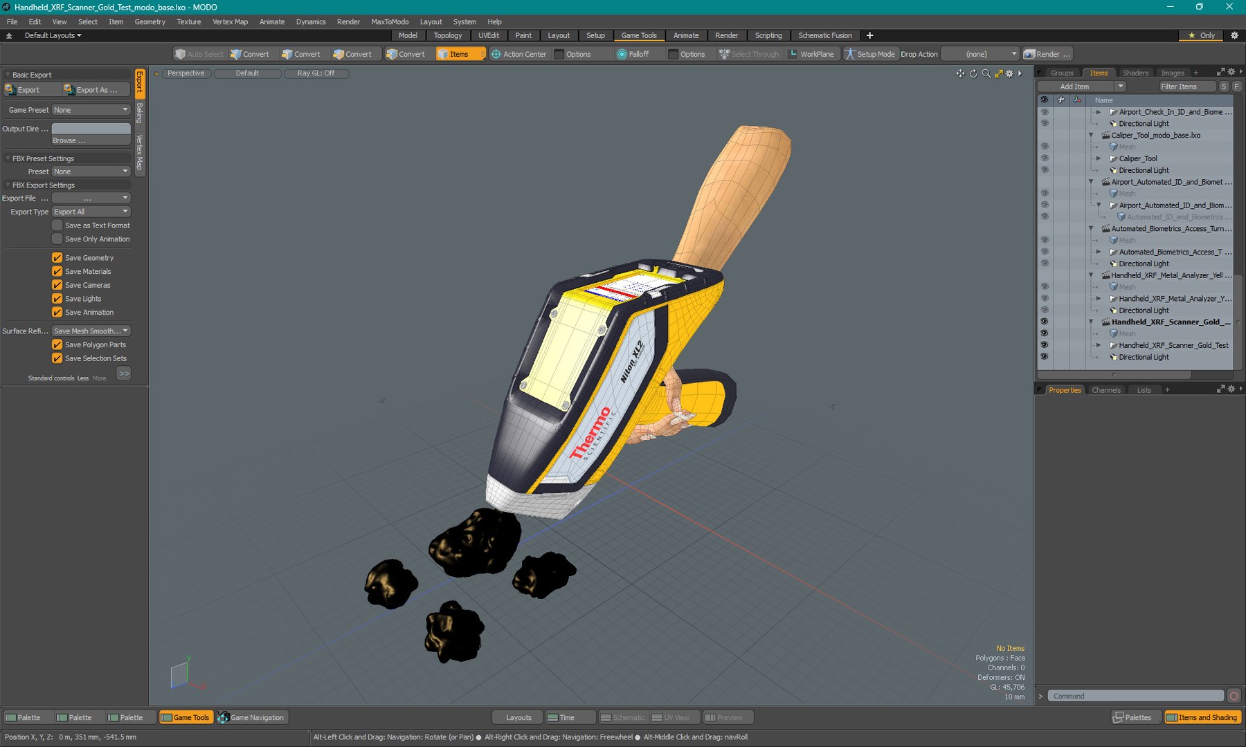 Thermo Scientific Niton XL2 XRF Metal Tester Gold 3D Model - TurboSquid ...
