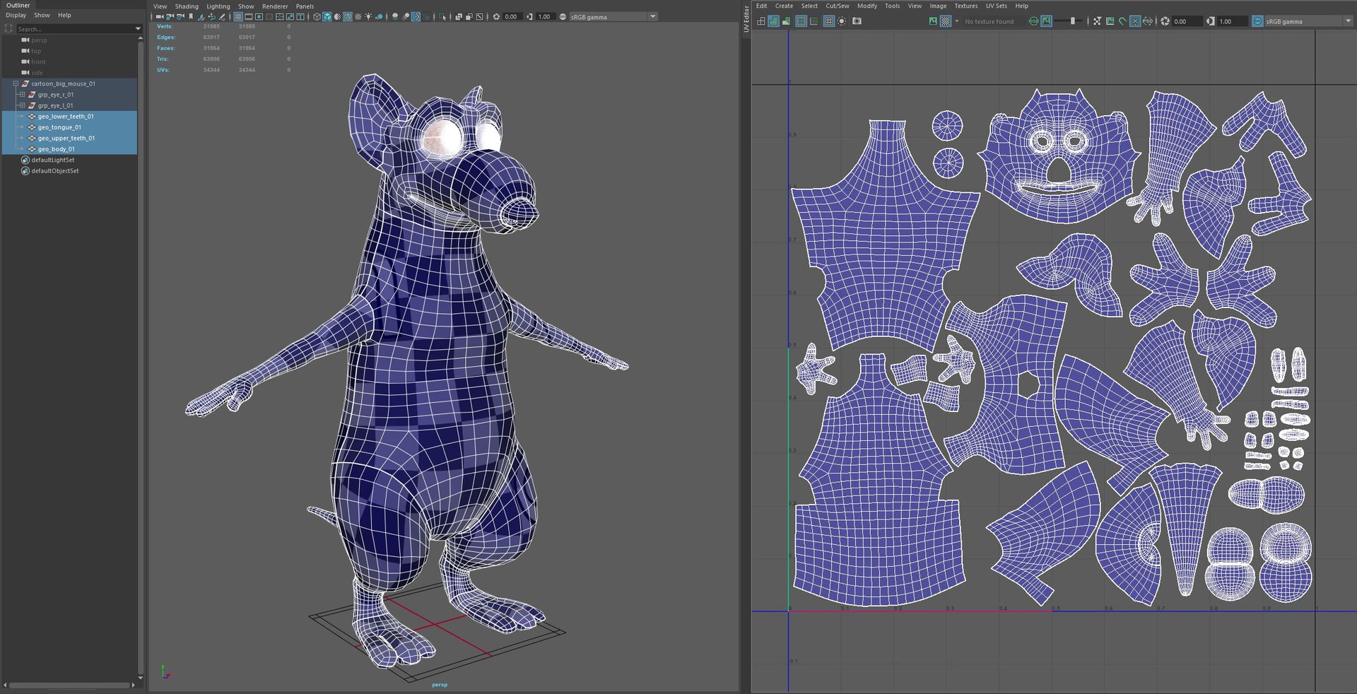 3D Big Mouse Animation - TurboSquid 1612896