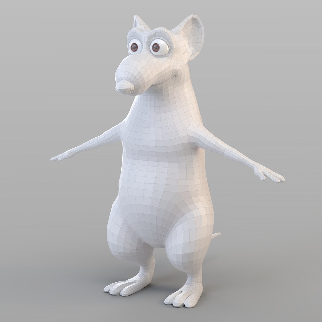 3D big mouse animation - TurboSquid 1612896