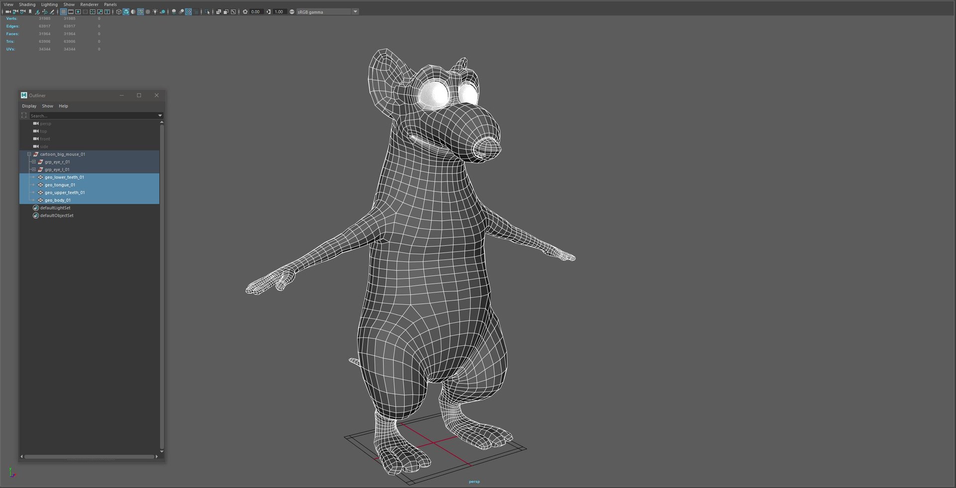 3D Big Mouse Animation - TurboSquid 1612896